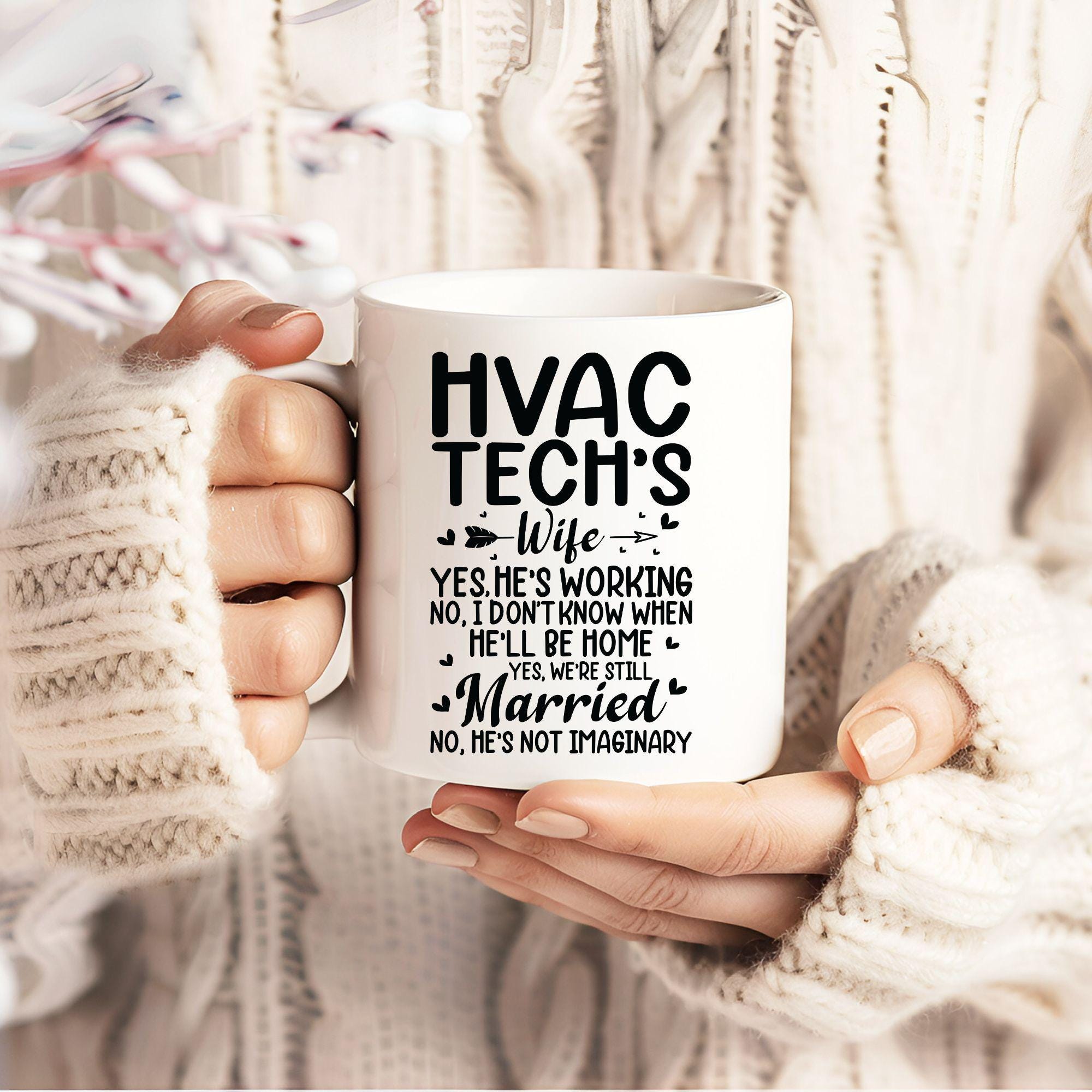 HVAC Technician Wife Svg Png, Heating Air Conditioning Svg, Hvac Tech ...