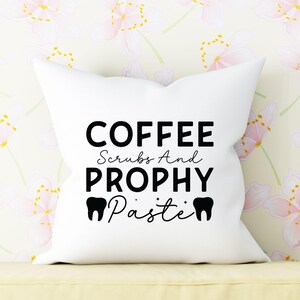Coffee Scrubs and Prophy Paste Svg, Dental Hygienist Svg, Dental Png ...