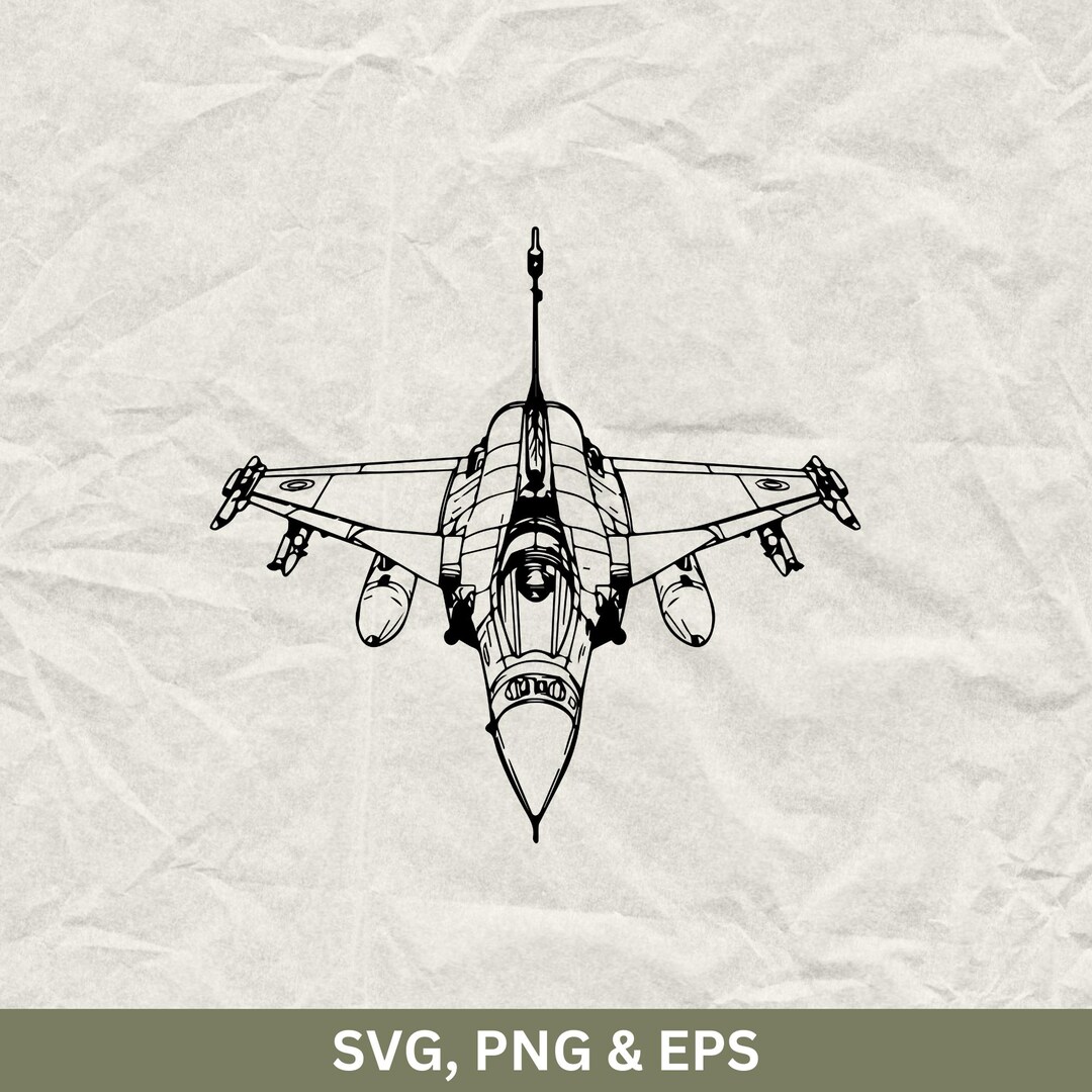 War Airplane Silhouette SVG PNG EPS, Military Aircraft Clipart, Combat ...