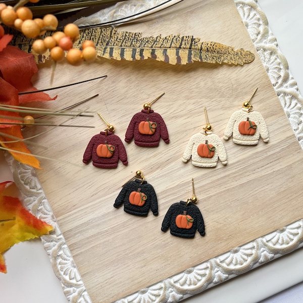 Fall Polymer Clay Earrings - Etsy