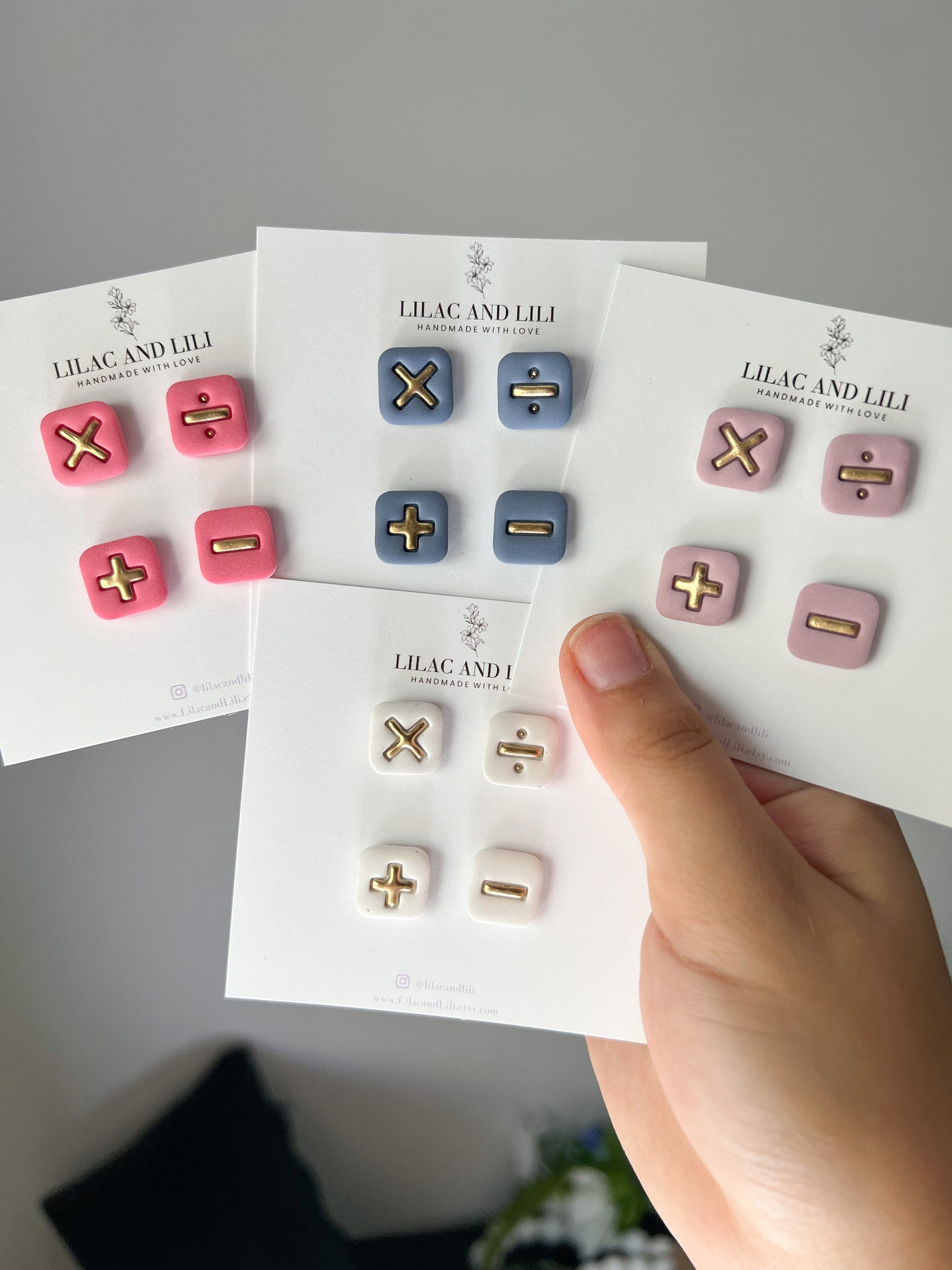 Back-to-school Earrings| Math Teacher Studs| Math Teacher Earrings ...