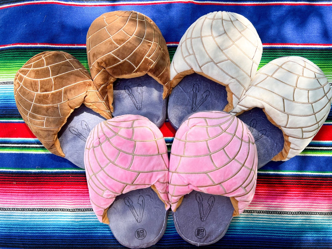 Concha Pantuflas| Concha Slippers| Pan Dulce Accessories| Concha ...