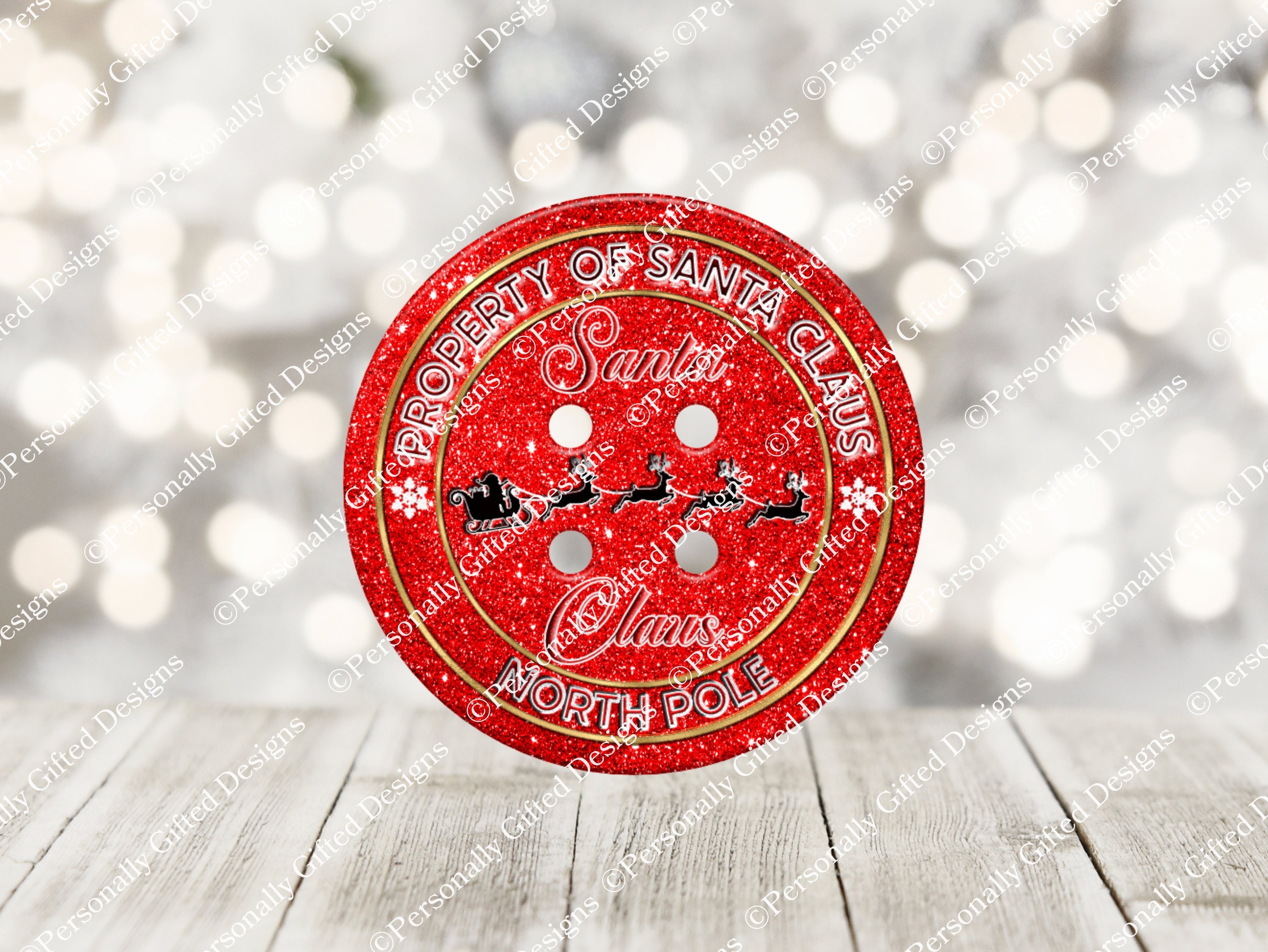 Red Santa Button Design Digital Download Red Santa Button - Etsy Canada