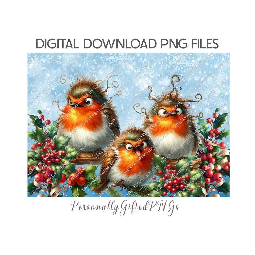 Robin Chopping Board Design Digital Download, Christmas Robin Chopping ...