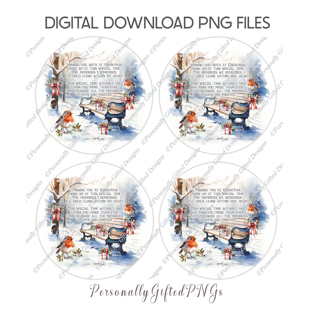 Robin Memorial Poem Circle Design Digital Download, Robin Memorial ...
