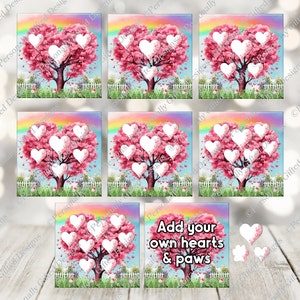 Family Tree Square Design Bundle Digital Download, 11 Pngs, Family 2 ...