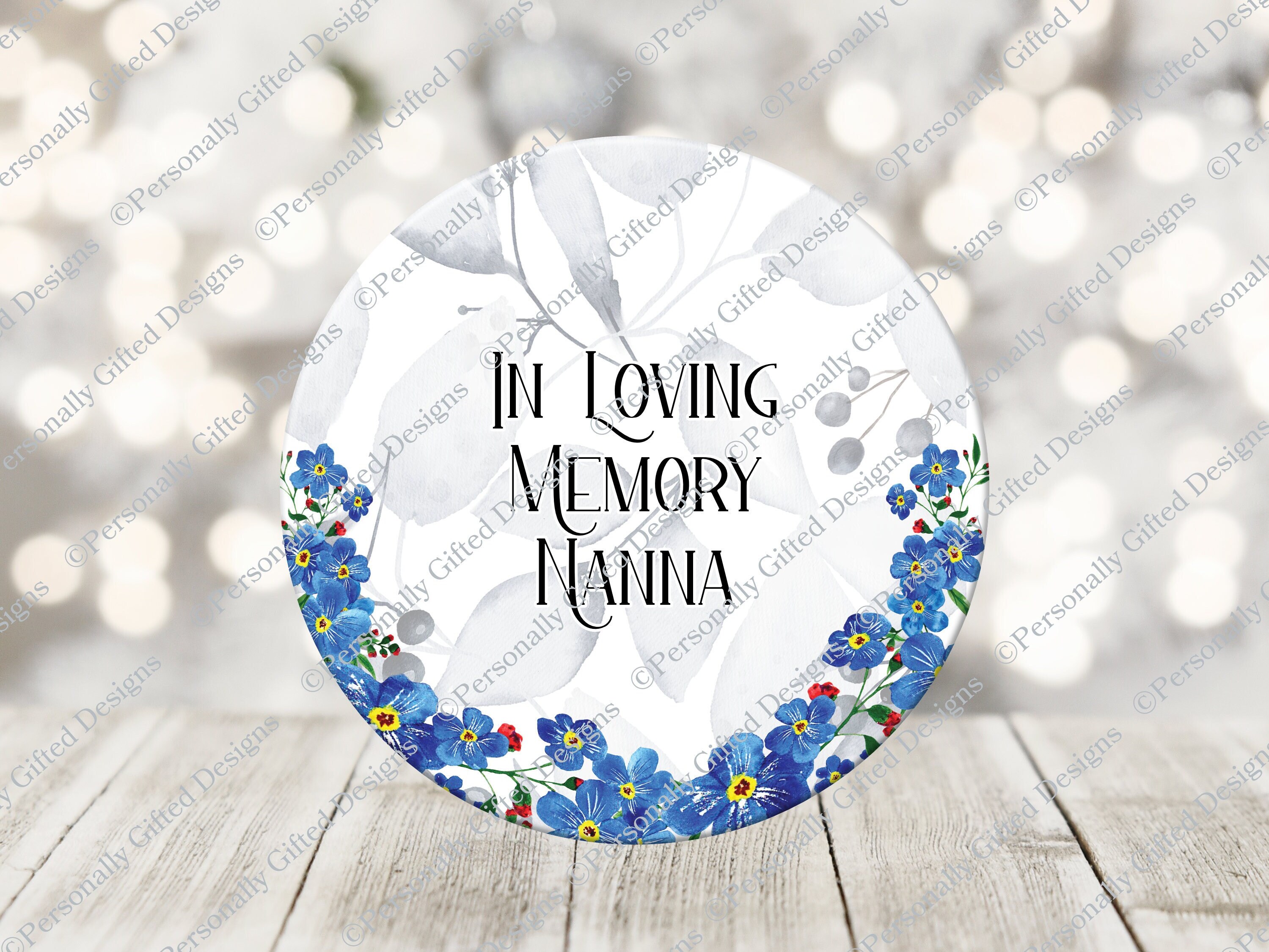 Forget Me Not Circle Design Digital Download Forget Me Not - Etsy UK