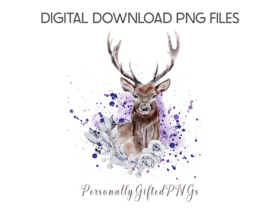 Stag Design Digital Download Stag Sublimation Design Stag - Etsy