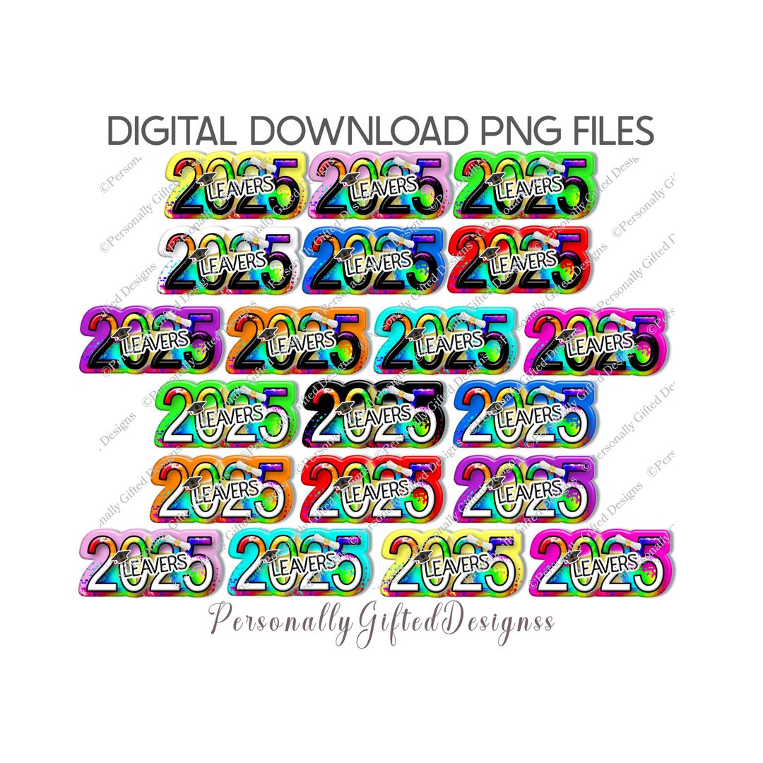 2025 Leavers Keyring Design Bundle Digital Download, 20 Pngs, School ...
