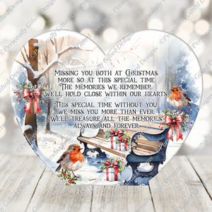 Robin Memorial Poem Heart on Stand Design Digital Download, Robin ...