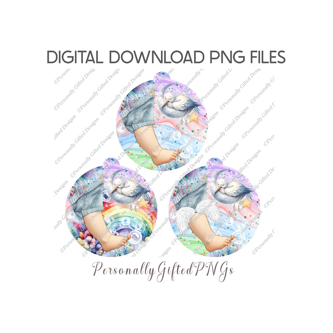 Baby Birth Hospital Band Foot Ankle Design Digital Download, Baby ...
