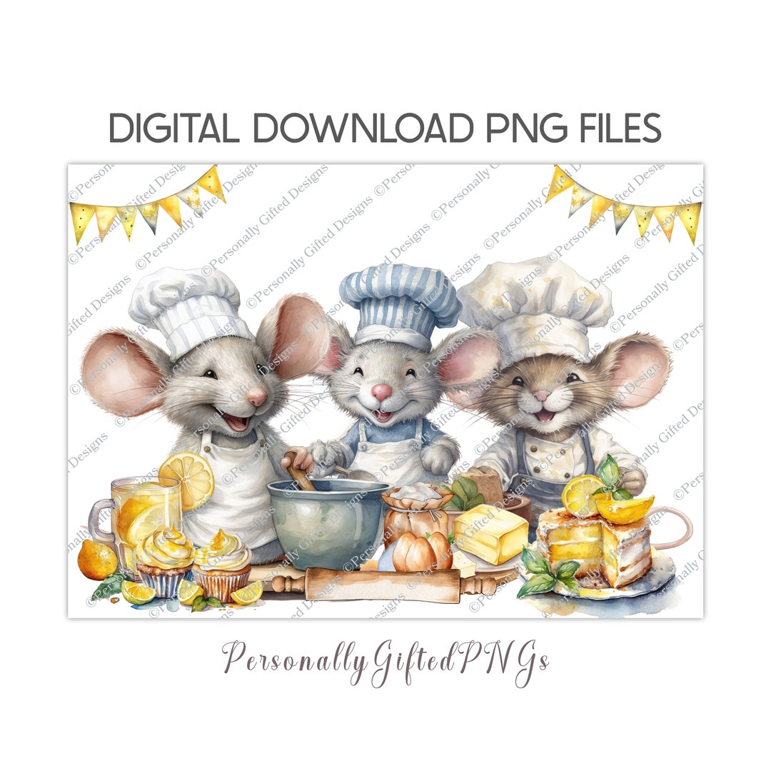 Mouse Chopping Board Design Digital Download, Cute Mice Chopping Board ...