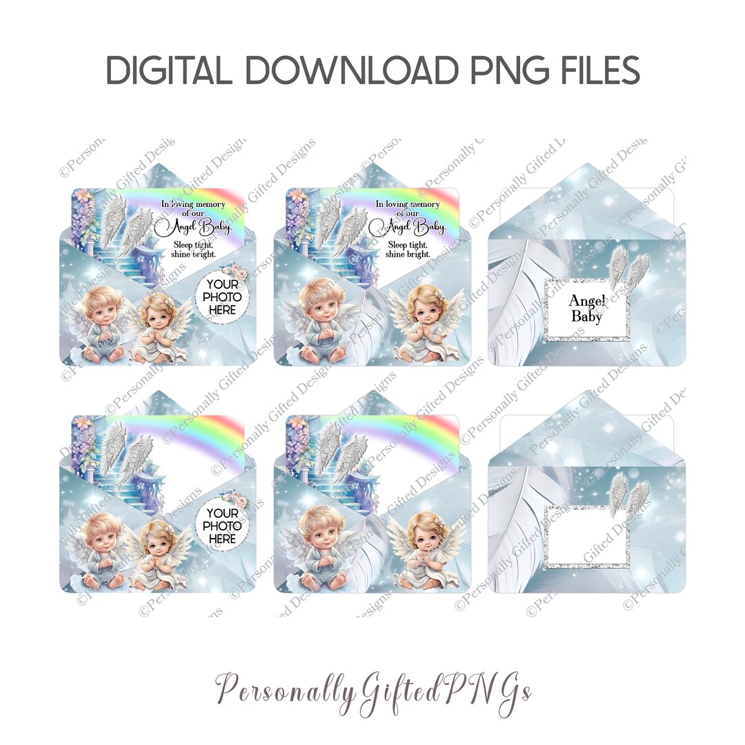 Envelope Letter Baby Memorial Design Digital Download, Baby Memorial ...