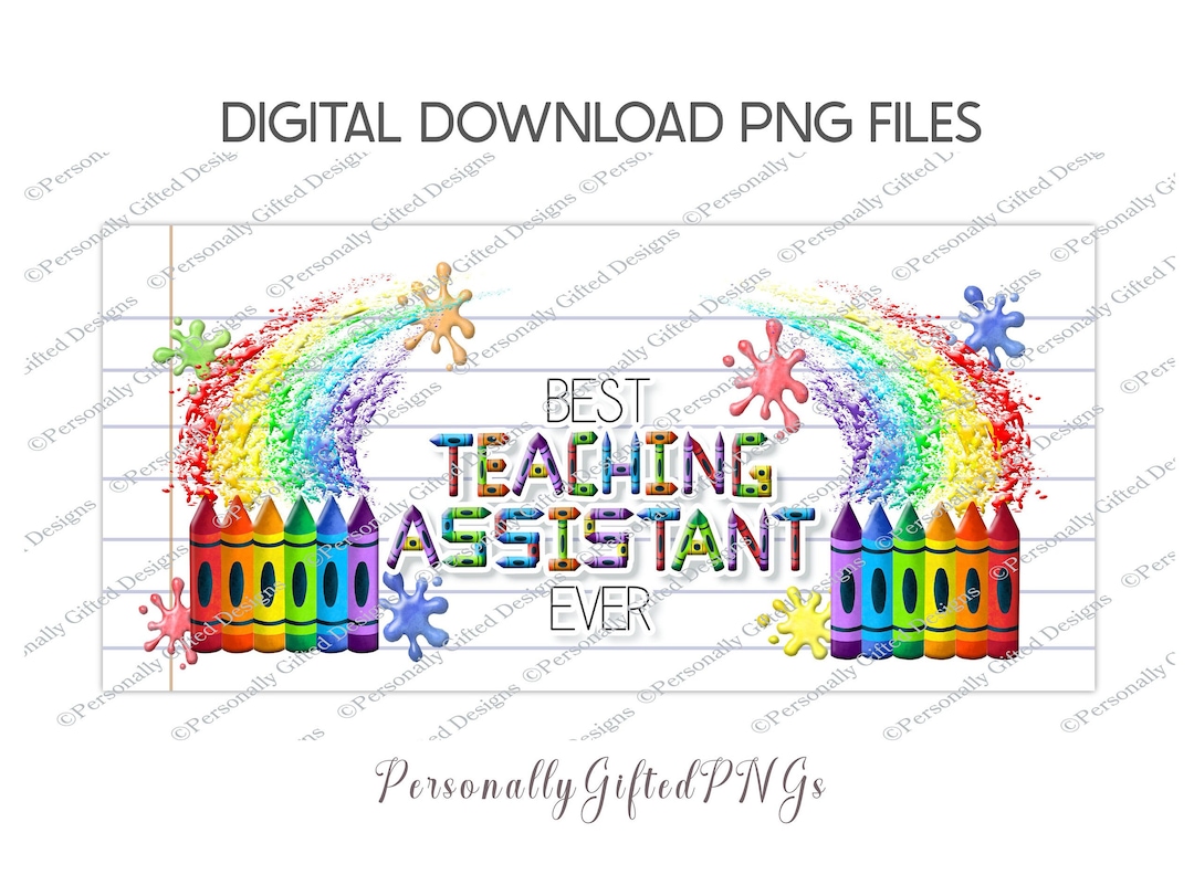 Teaching Assistant Mug Wrap Design Digital Download, Best Teaching ...