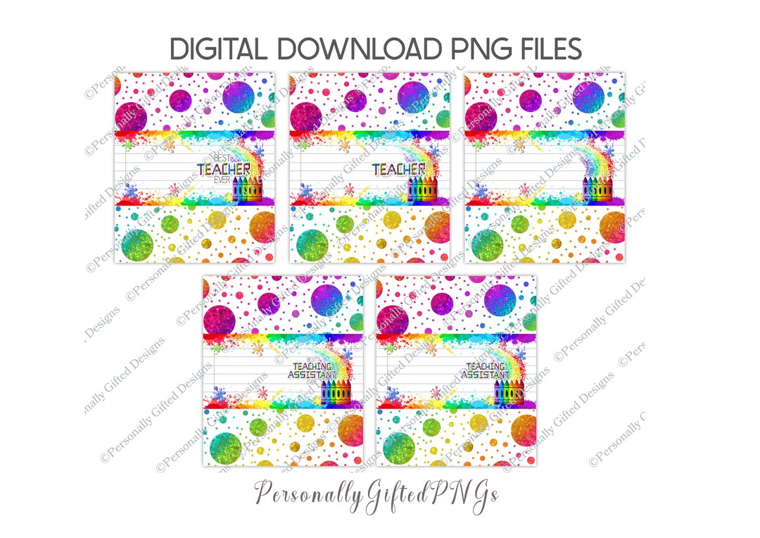 Teacher Chocolate Bar Wrapper Digital Download, 5 Pngs Best Teaching ...
