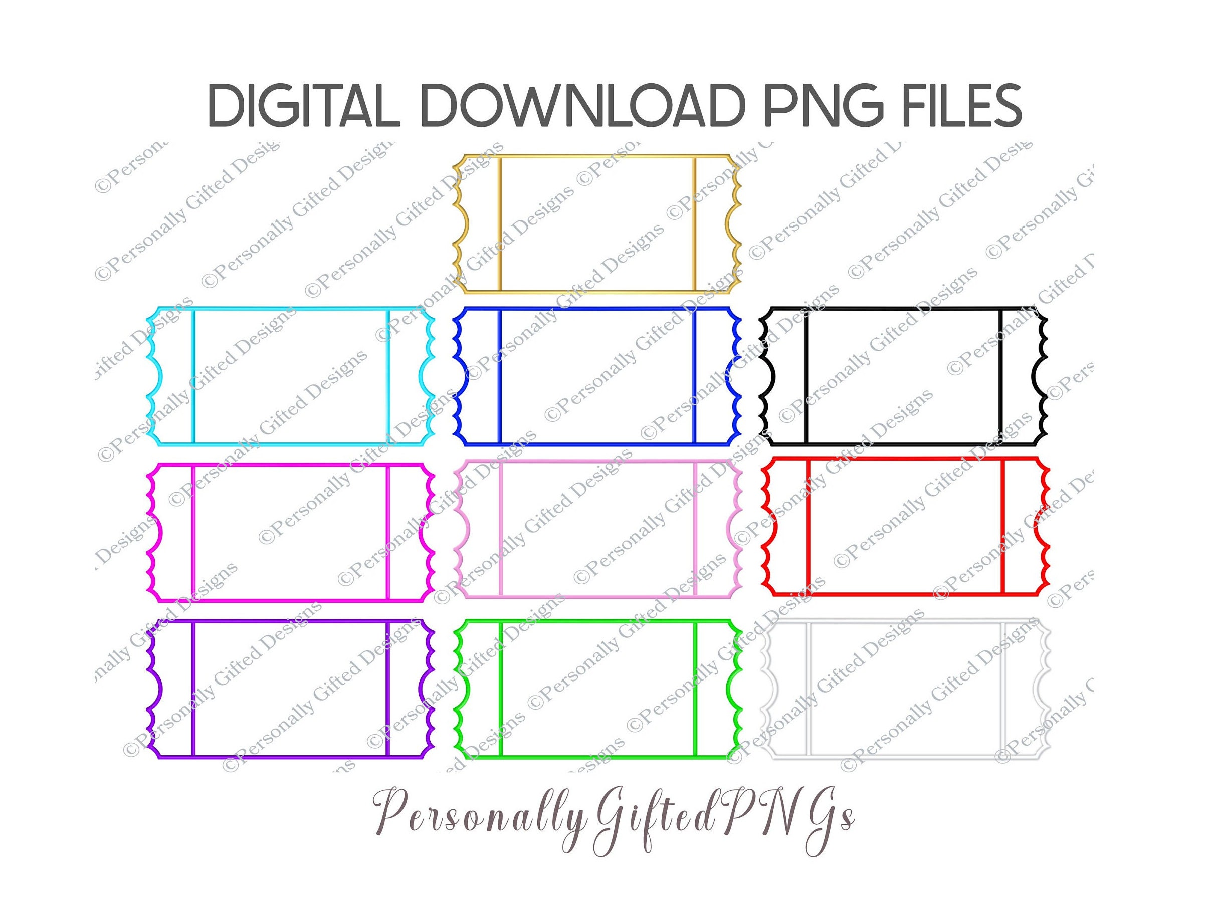 Ticket Border Template