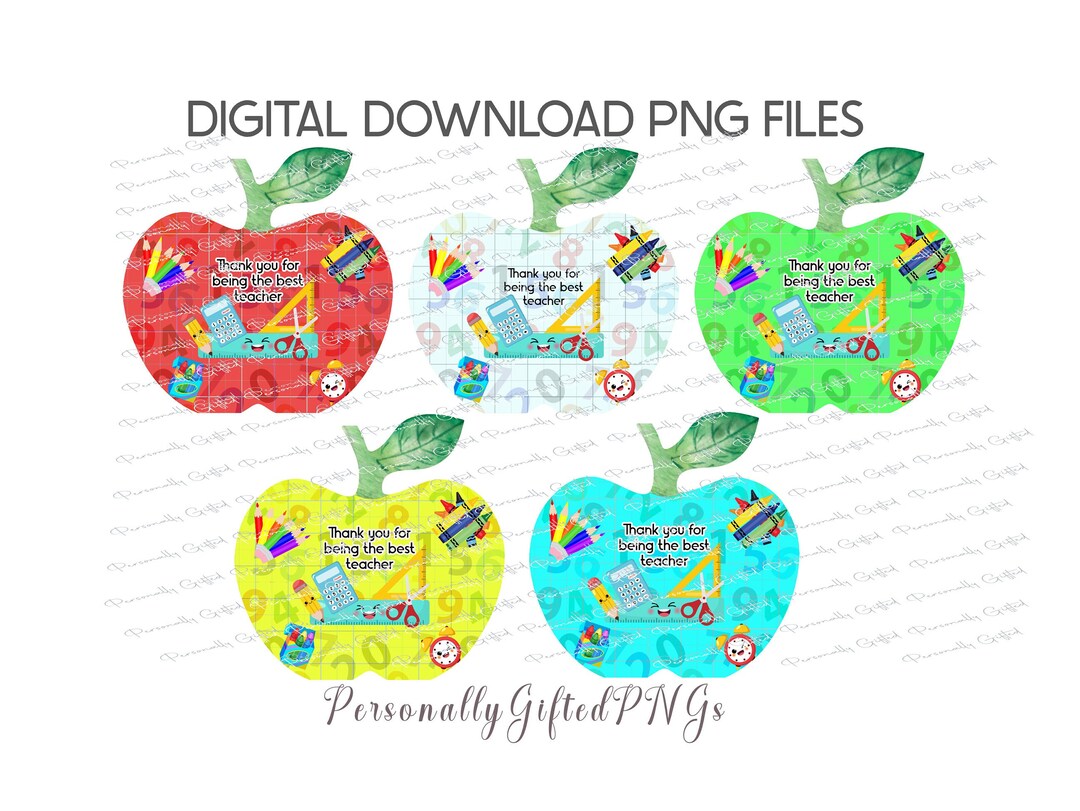 Freestanding Apple Design Bundle Digital Download, 20 Pngs, Best ...