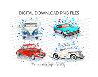 Classic Car Sublimation - Etsy