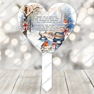 Heart Grave Marker Robin Memorial Poem Design Digital Download, Robin ...