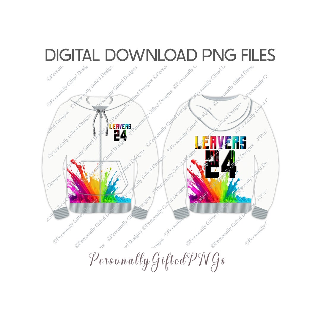 Leavers 2024 Jumper Keyring Rainbow Design Digital Download, Leavers 24 ...