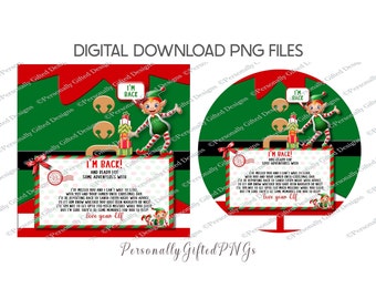 Elf on the Shelf License Editable Png - Etsy