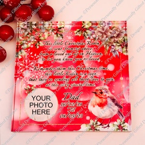 Robin Memorial Poem Square Design Bundle Digital Download, Christmas ...