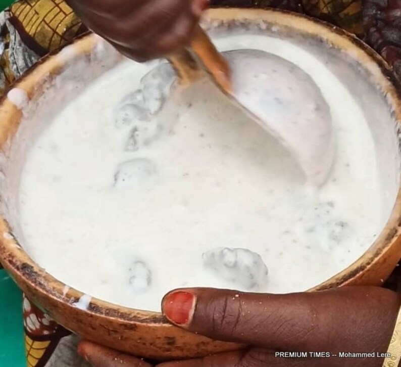 Authentic Handmade Fulani Calabash Spoon Traditional West African ...