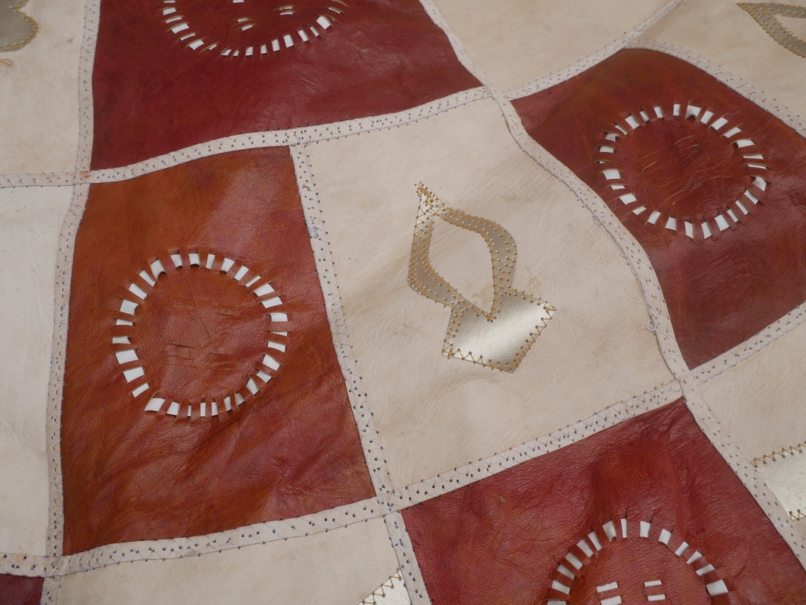 Authentic Hausa Leather Cushions and Carpet: Add a Touch of African ...