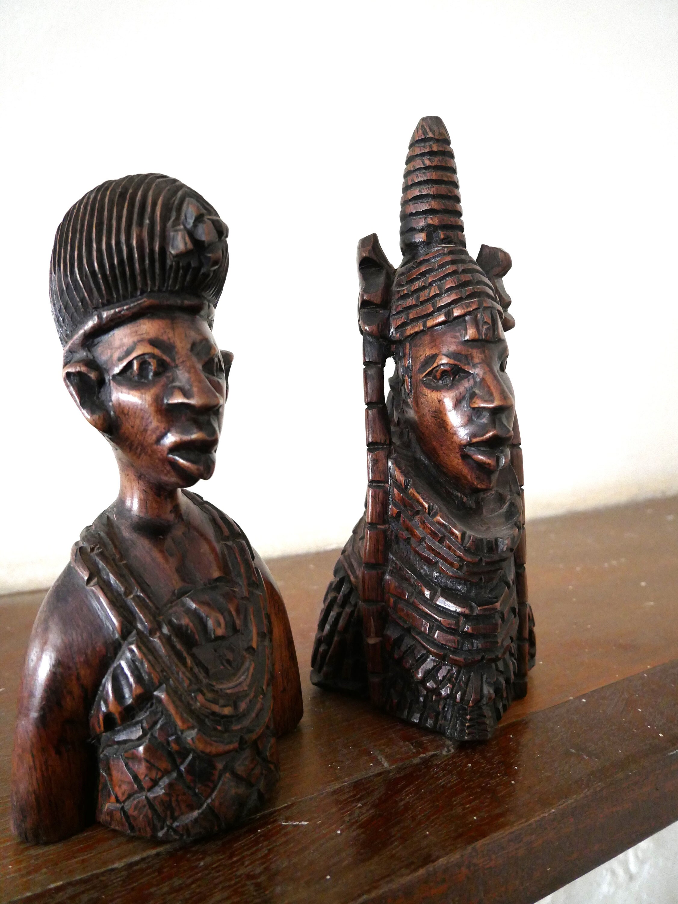 Nigerian Benin King and Queen Sculptures - Etsy