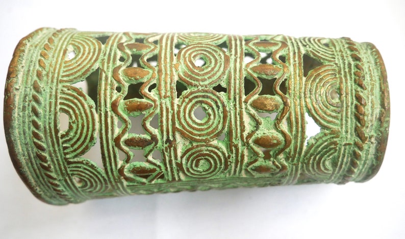 Vintage Benin Bracelet, Antique African Bracelet, Manilla Currency ...