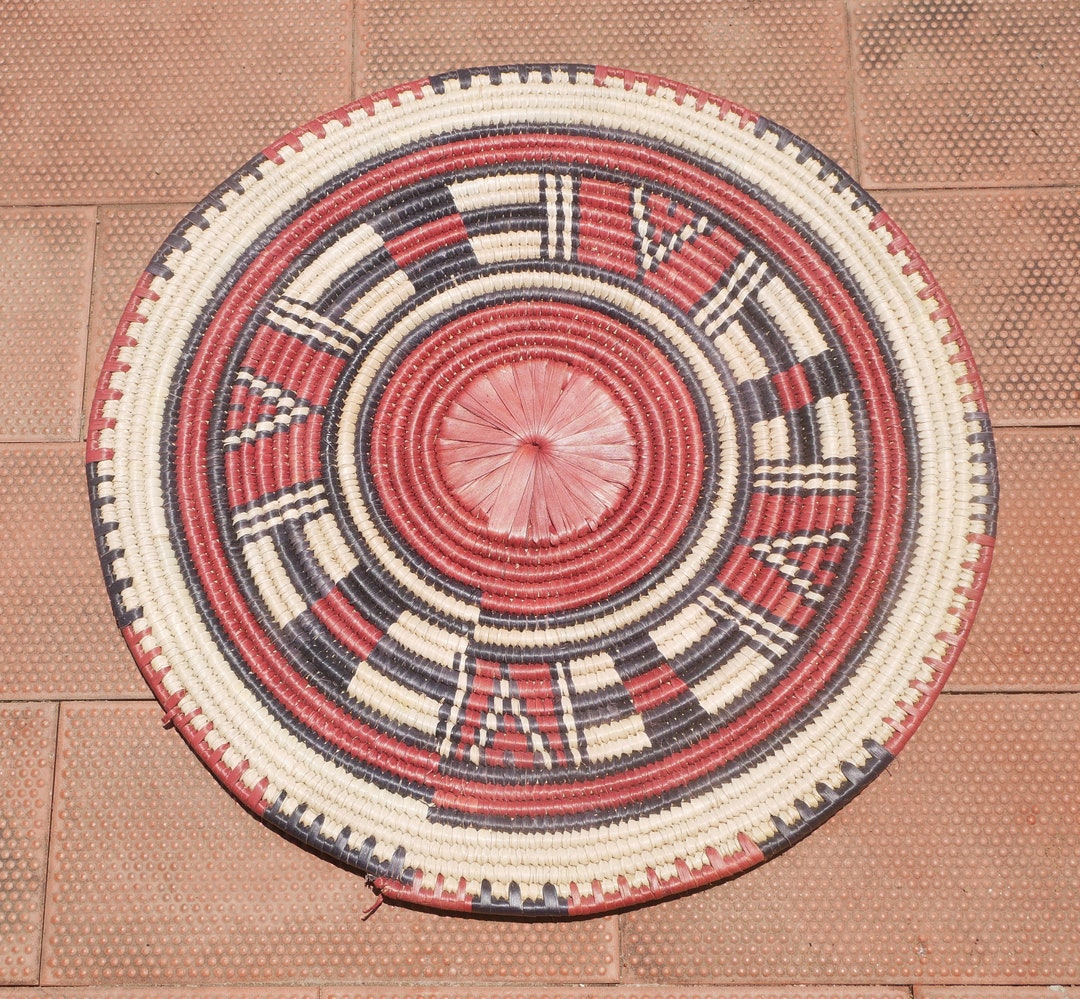 Raffia Place Mat. Africa Table Mat/wall Decor Mat/centrepiece for ...