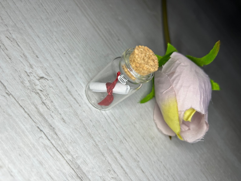 Miniature Message in a Bottle Personalised Customisable | Etsy