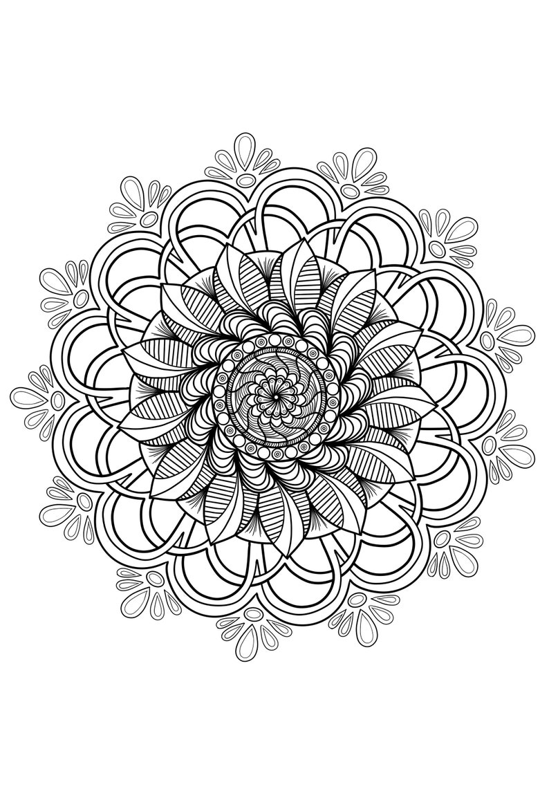Mandela 13 Coloring Page - Etsy