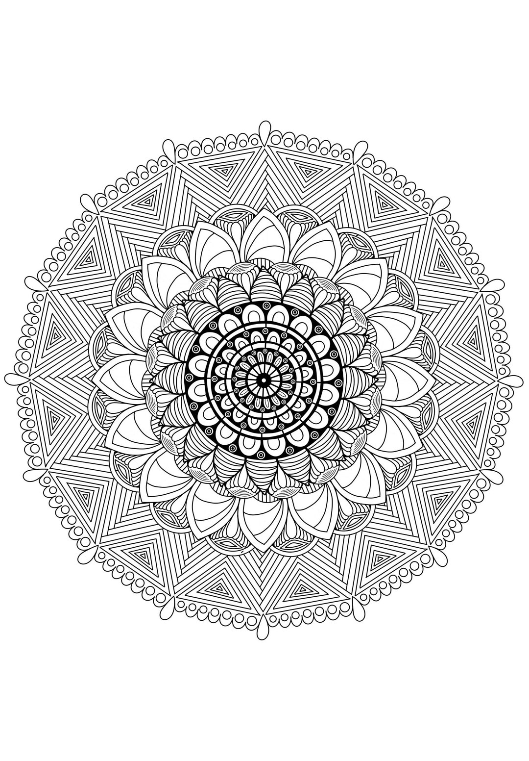 Mandela 6 Coloring Page - Etsy