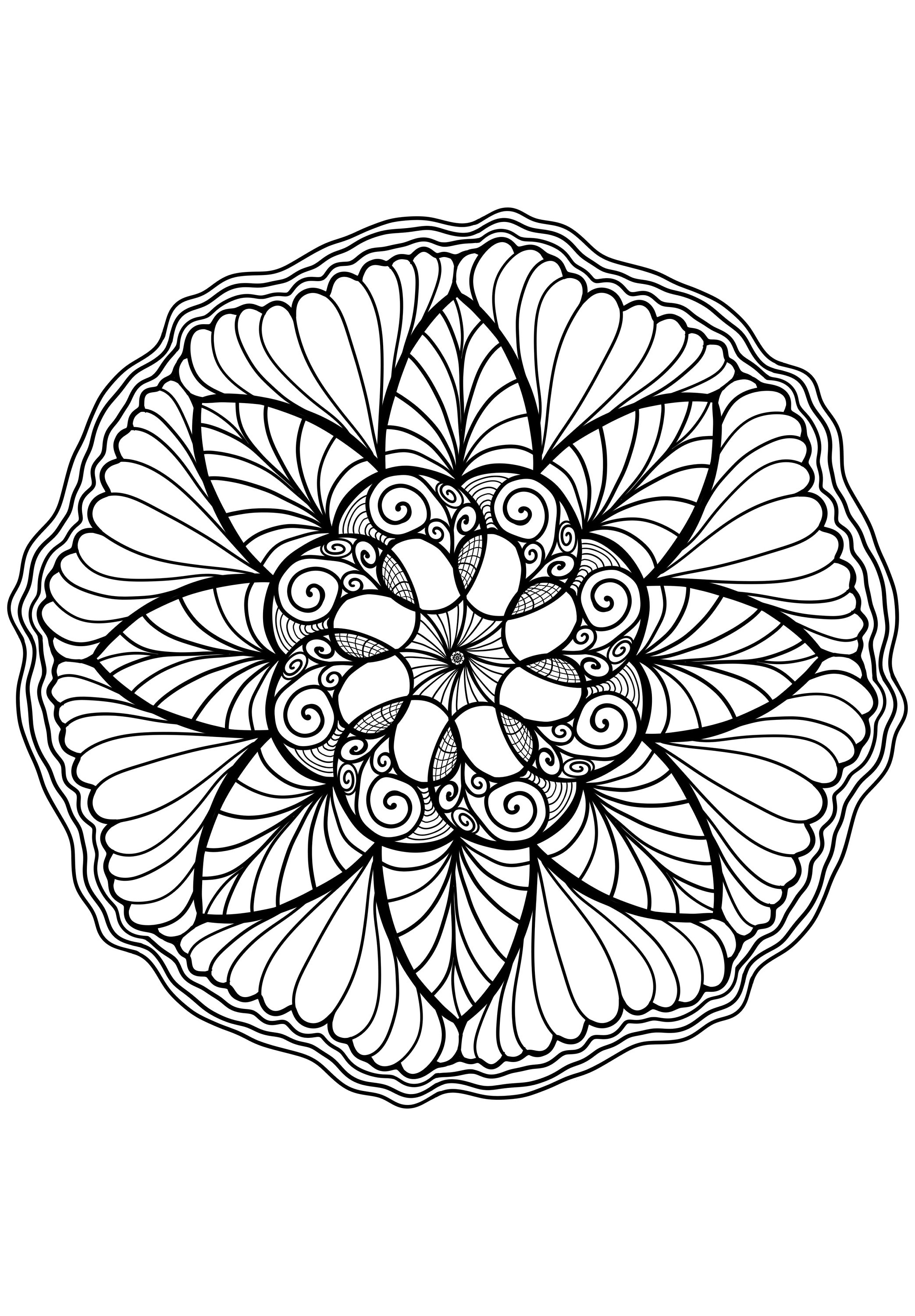 Mandela 3 Coloring Page - Etsy