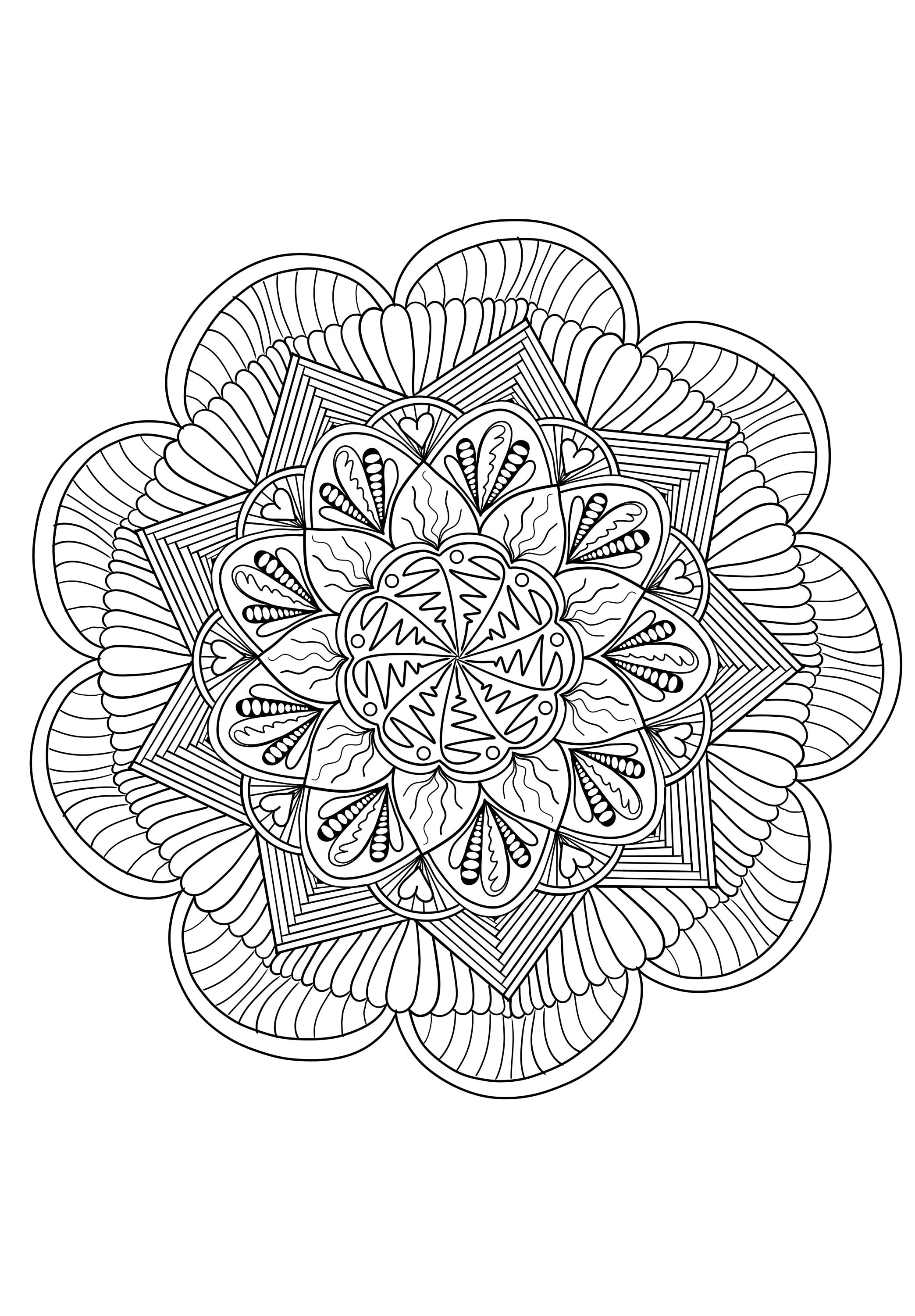 Mandela 11 Coloring Page - Etsy