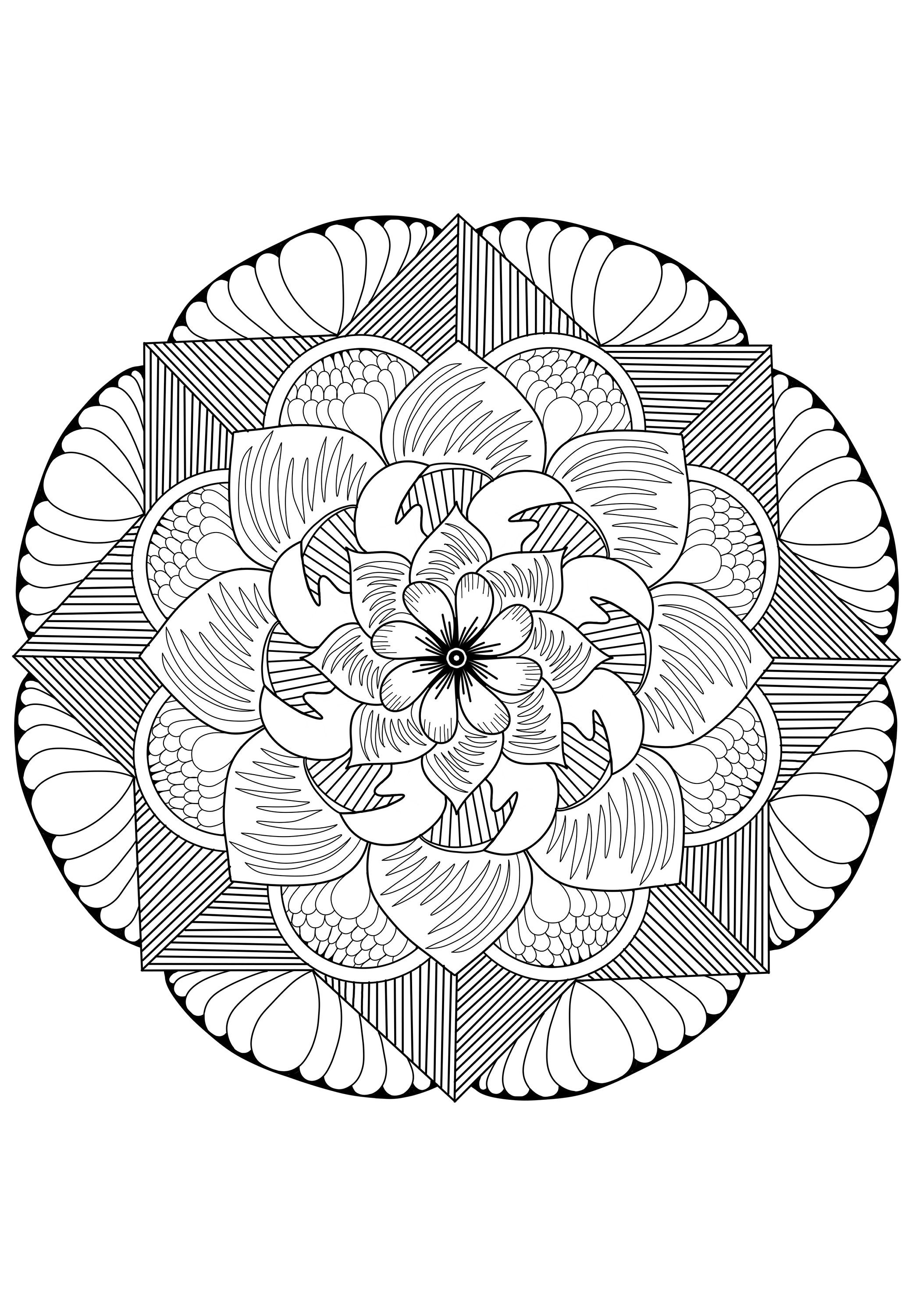 Mandela 5 Coloring Page - Etsy