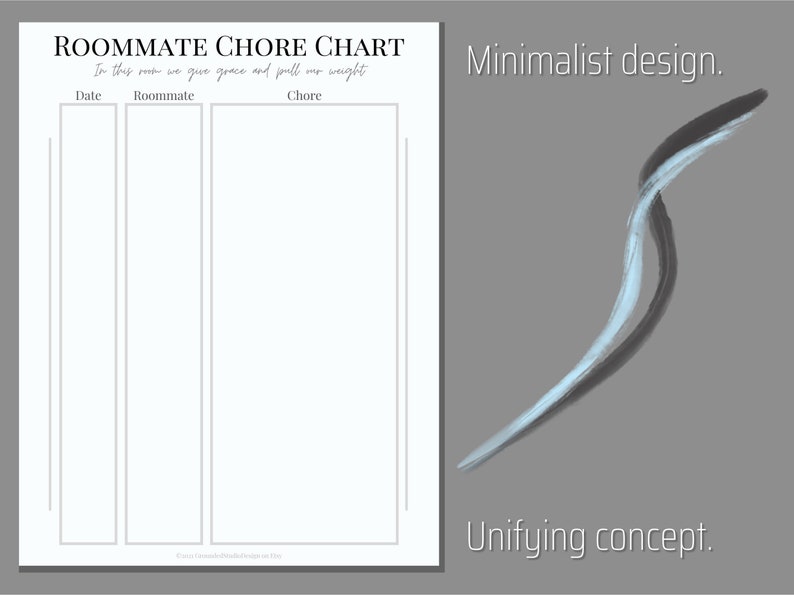Printable Roommate Chore Chart — Grace and Flexibility to Keep the ...