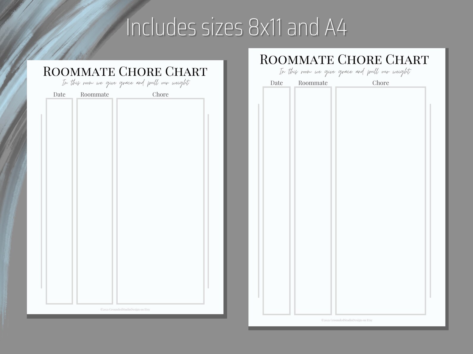 Printable Roommate Chore Chart — Grace and Flexibility to Keep the ...