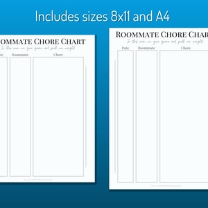 Printable Chore Chart for Adult Roommates — Grace and Flexibility to ...