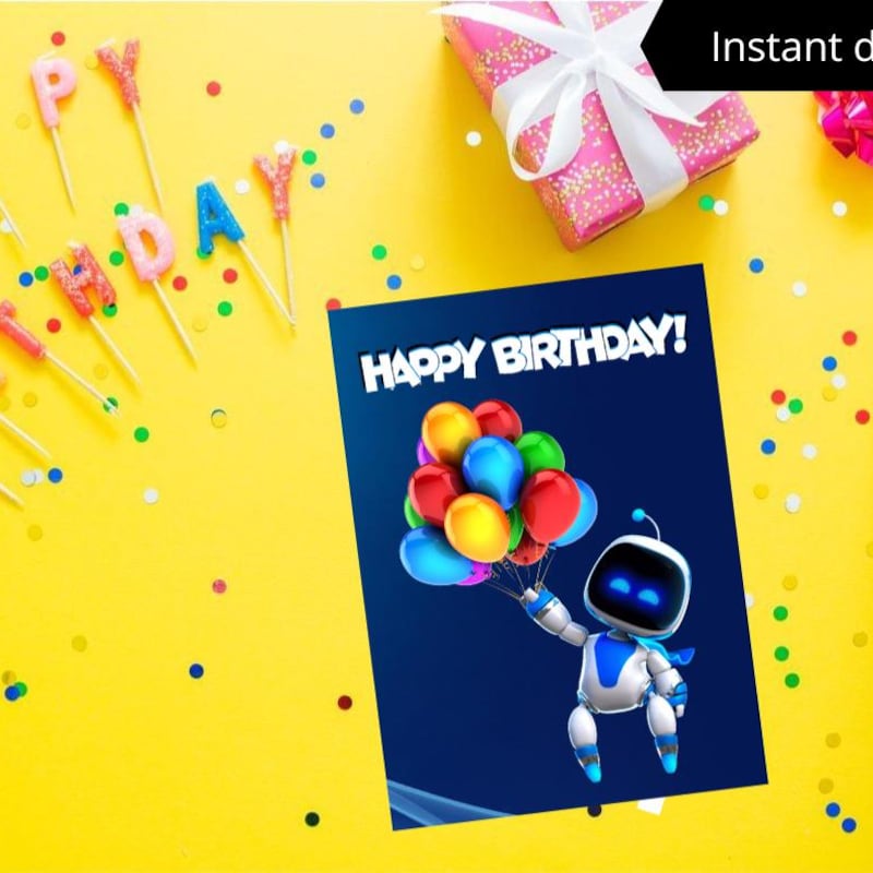 Astro Bot Birthday Decor - Etsy