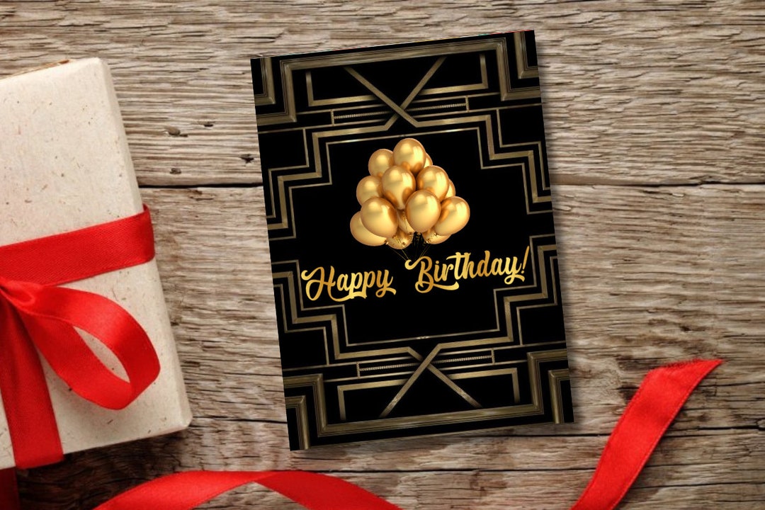 Printable Birthday Card, Printable Greeting Card, Print at Home - Etsy