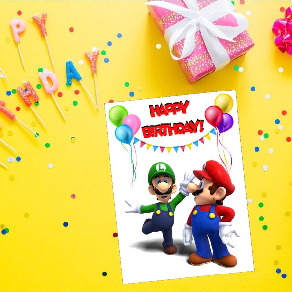 Super Mario Printable - Etsy