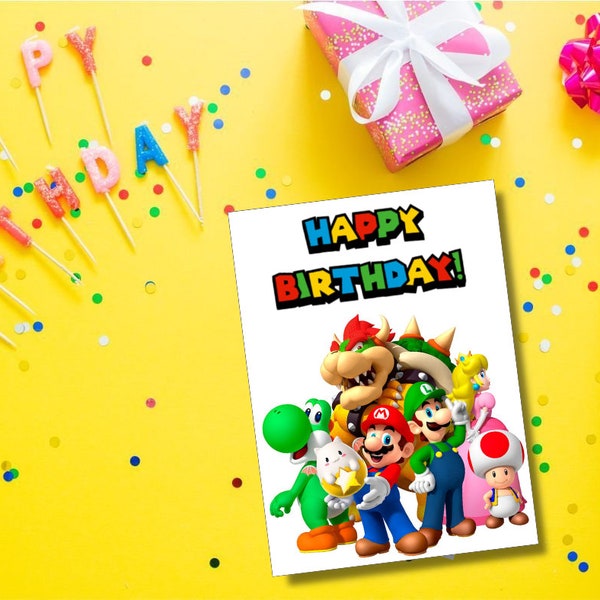 Mario Printables - Etsy