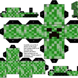 Papercraft for Kids. Print and Cut PDF 61 Colorful Pages With Favorite ...