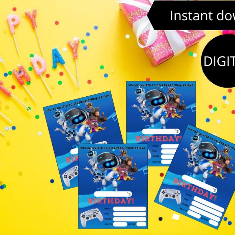 Astro Bot Birthday Decor - Etsy