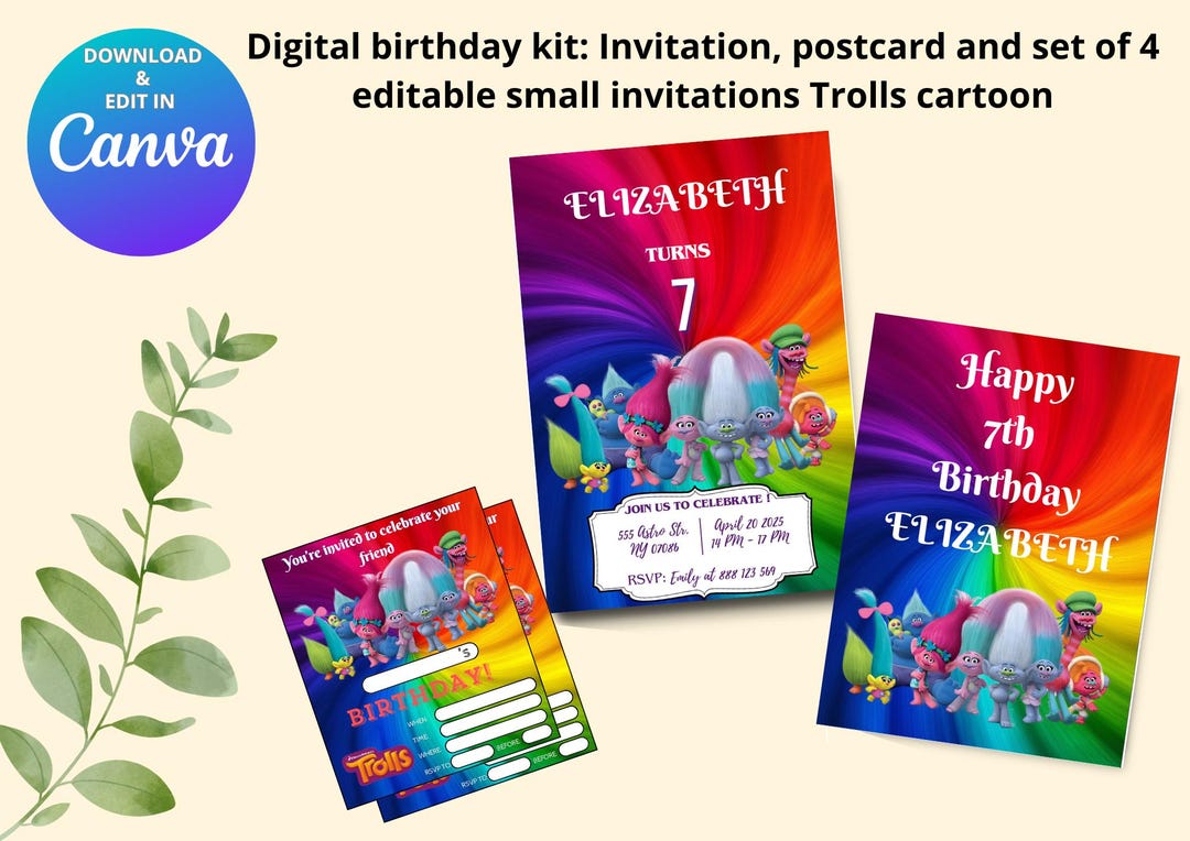 Digital Printable Birthday Invitation Astro Bot, A4 Format 4 ...