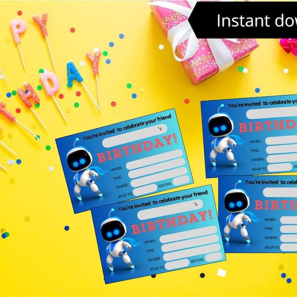 Astro Bot Birthday Decor - Etsy