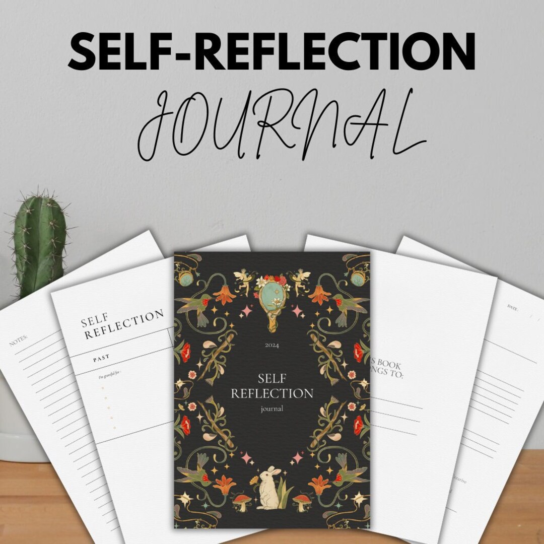 Simple Self-reflection Journal Printable and Editable - Etsy