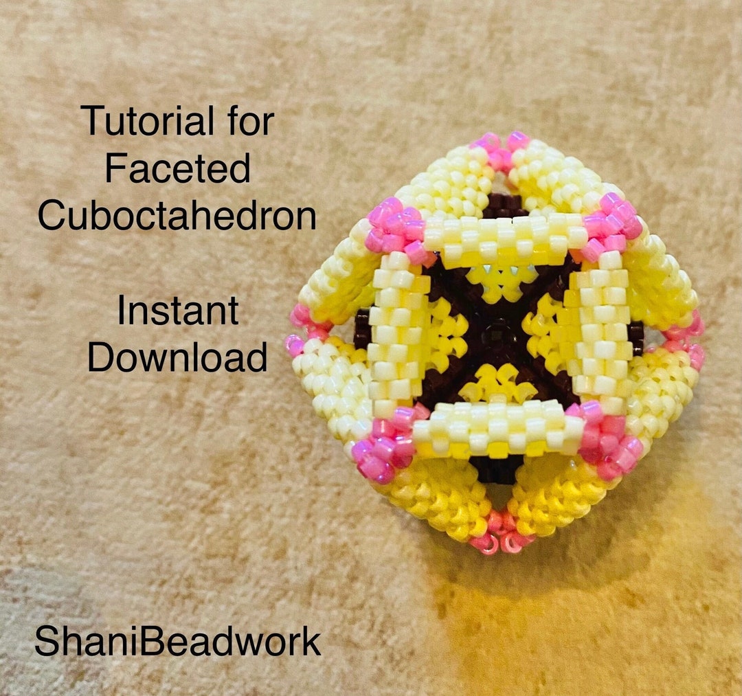 Faceted Cuboctahedron - Pattern Only - Etsy